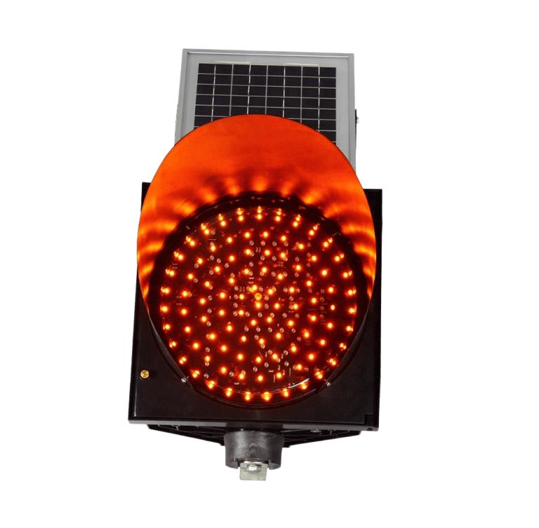 Solar Traffic Yellow Flashing Lights - solar lighting manufacturer