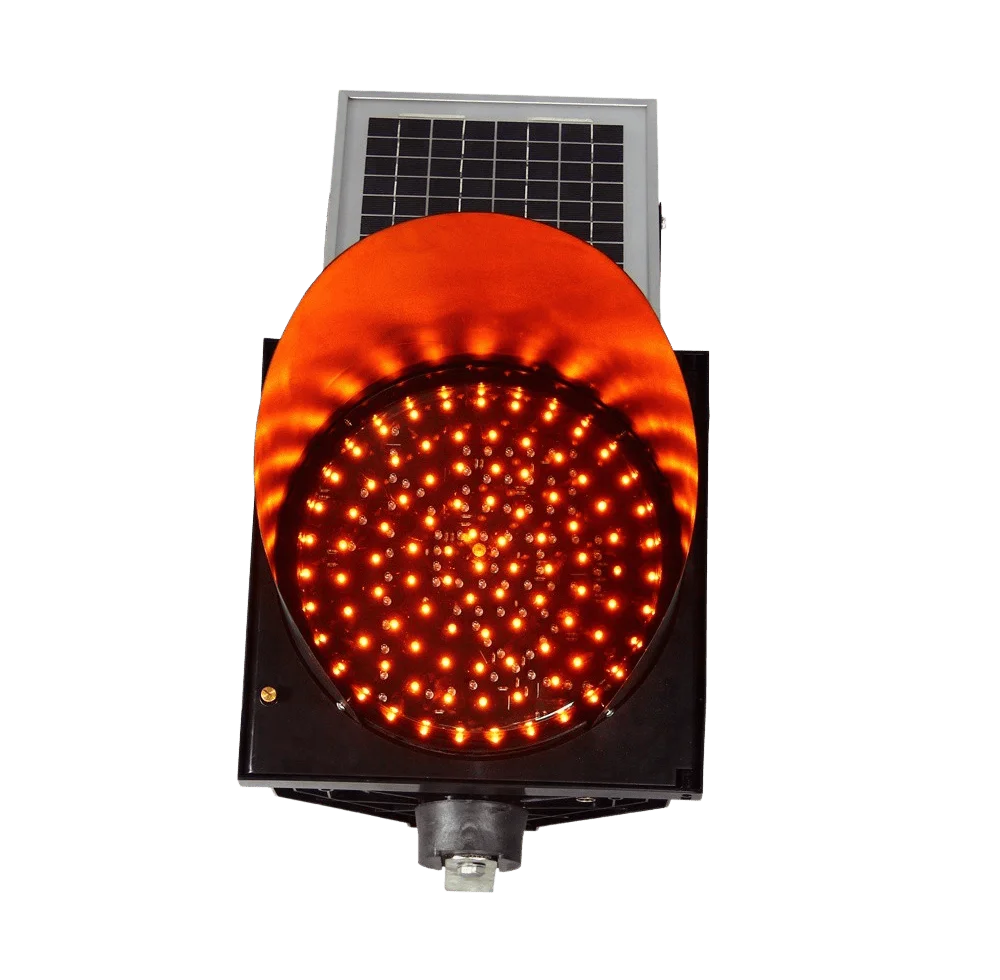 Solar Traffic Warning Lights