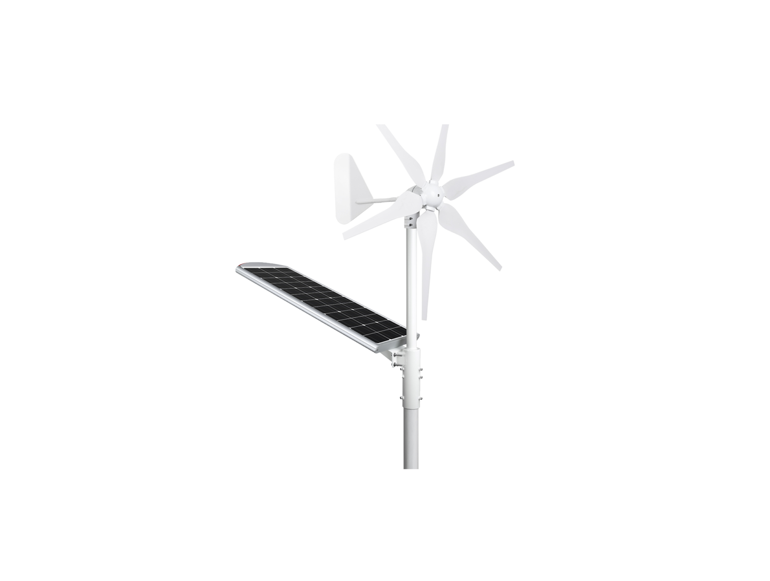 Solar wind hybrid street light